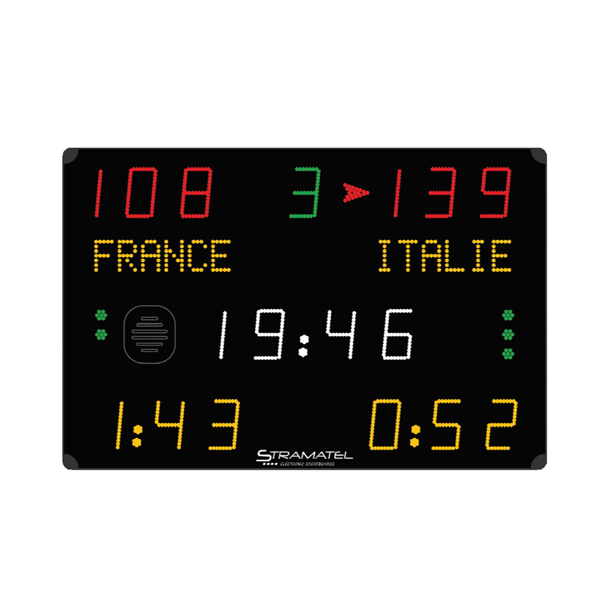 Indoor Scoreboards-Stramatel-Bodet-Favero-Sportserve